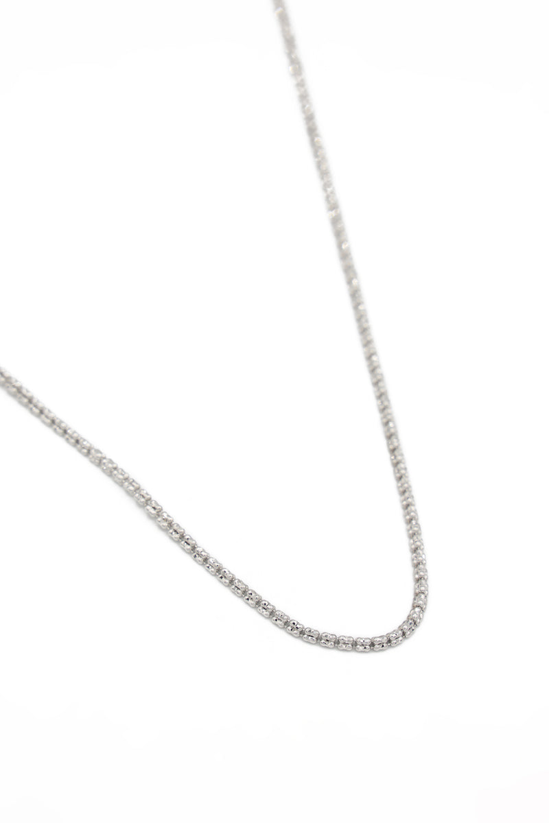 *NEW* 14K White Gold Moon ice Chain (24 inches) JTJ™ | Javierthejeweler