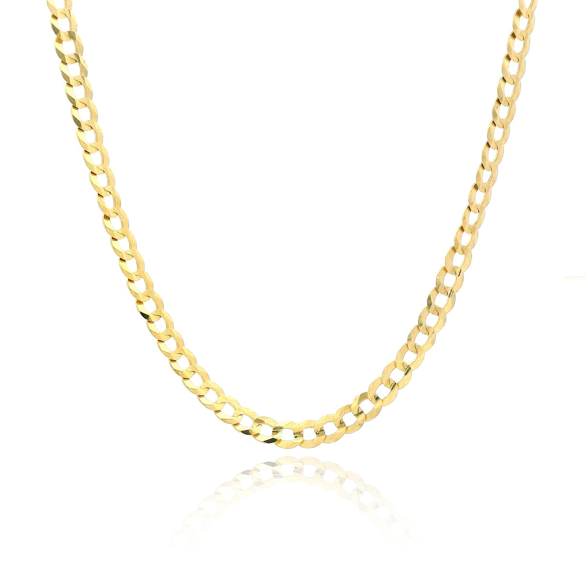 14k Solid Cuban Curb Chain (3.5MM - 24” Inches) JTJ™ – Javierthejeweler