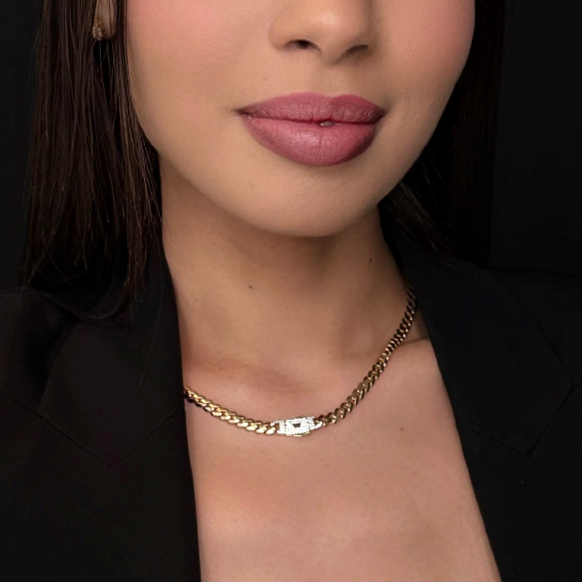 14k Hollow Cuban MONACI Choker for Women (5MM / 16" Inches) JTJ ...
