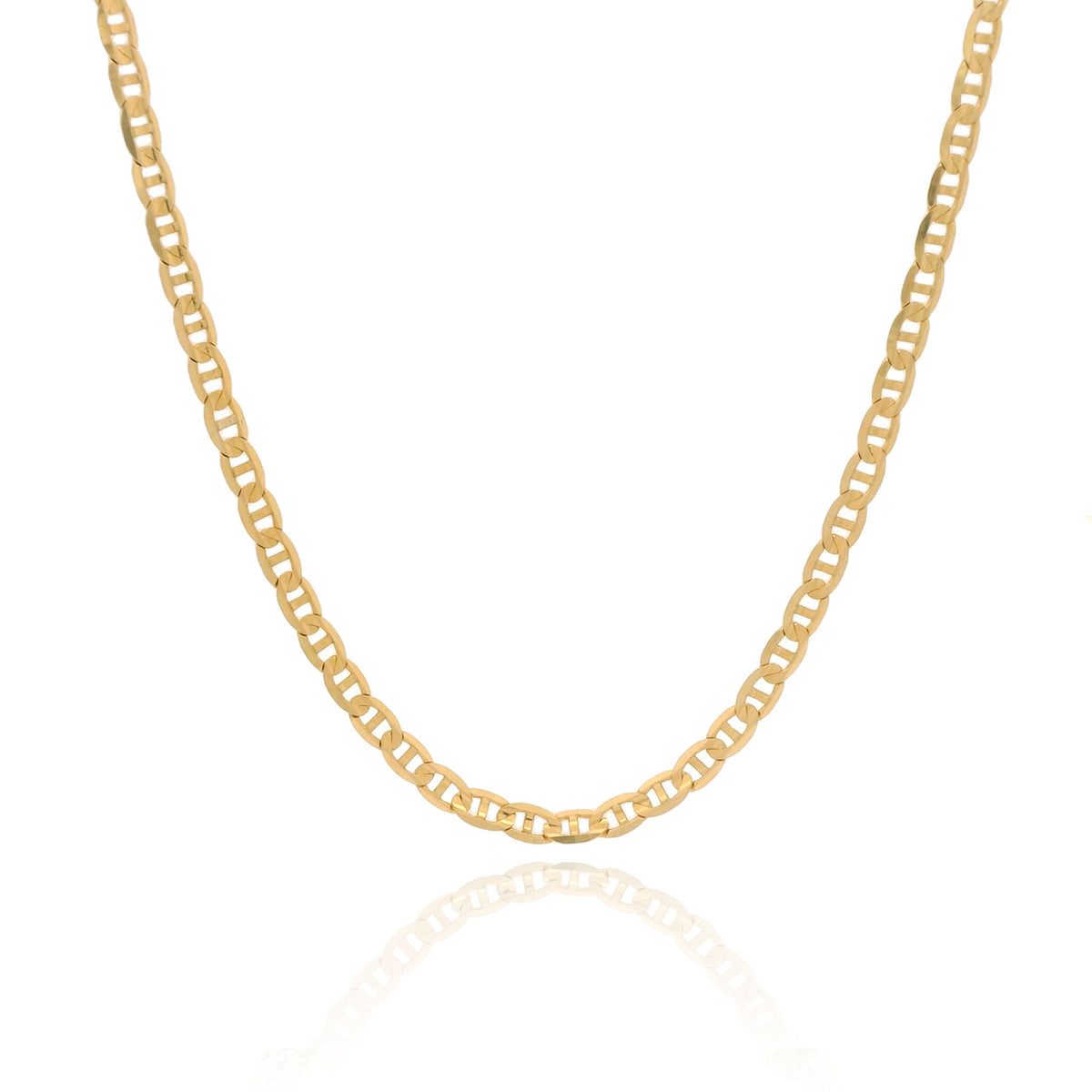 14K Solid Mariner Chain (20” Inches) JTJ™ – Javierthejeweler