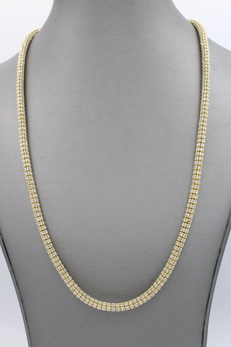 *NEW* 14K Moon Ice Chain (5MM || 24" Inches) JTJ™ | Javierthejeweler