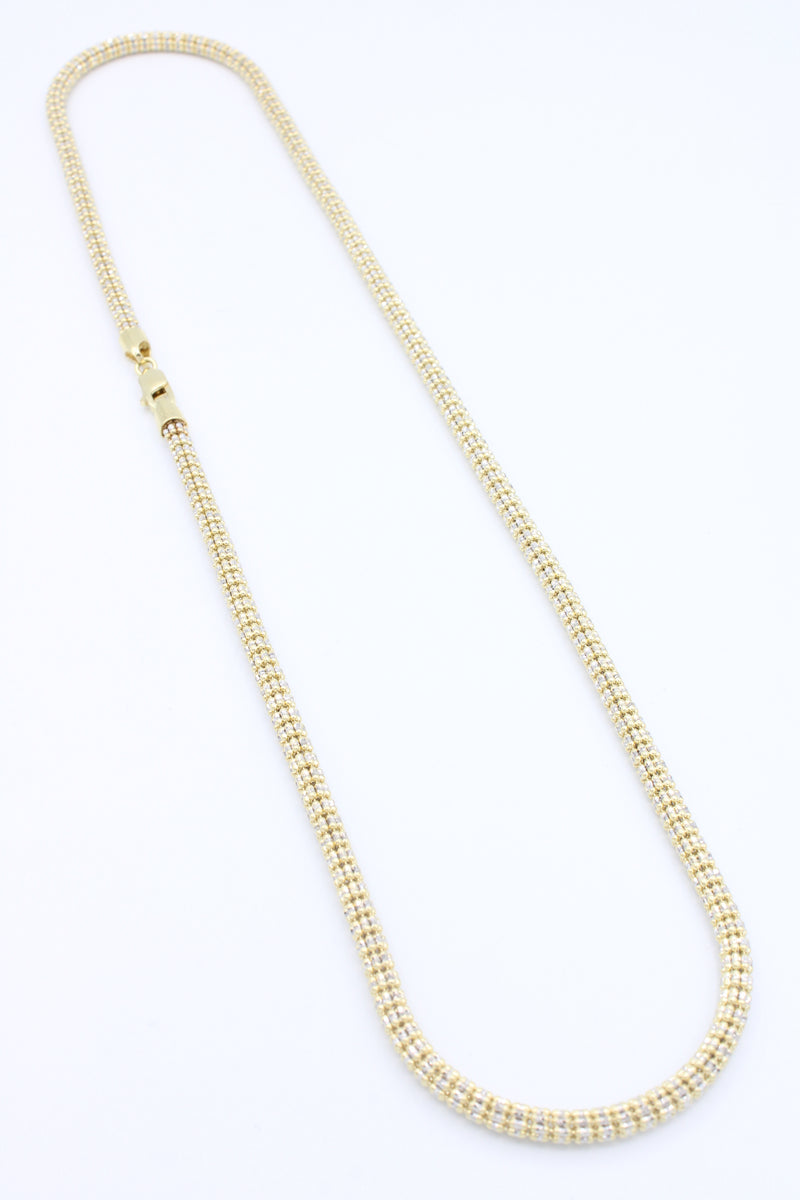 *NEW* 14K Moon Ice Chain (4.5MM || 24" Inches) JTJ™ | Javierthejeweler