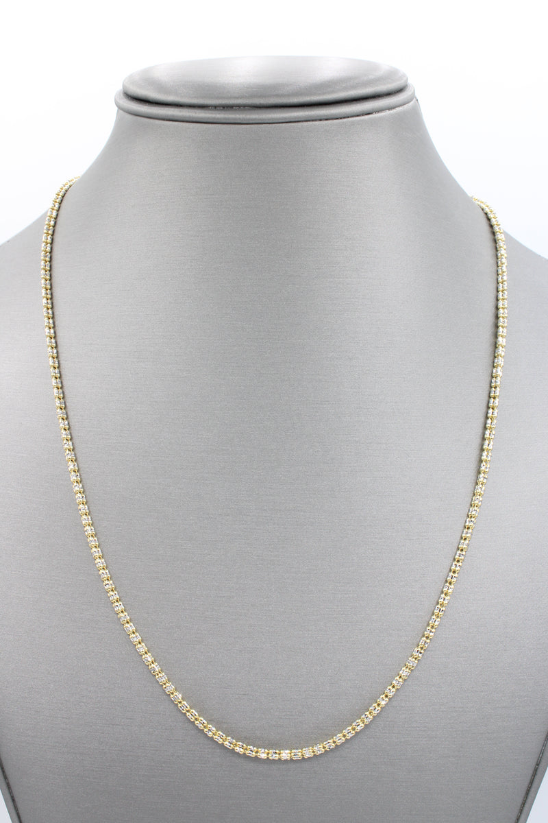 *NEW* 14K Gold Moon Ice Chain (2.5MM - 20" inches) JTJ™ | Javierthejeweler